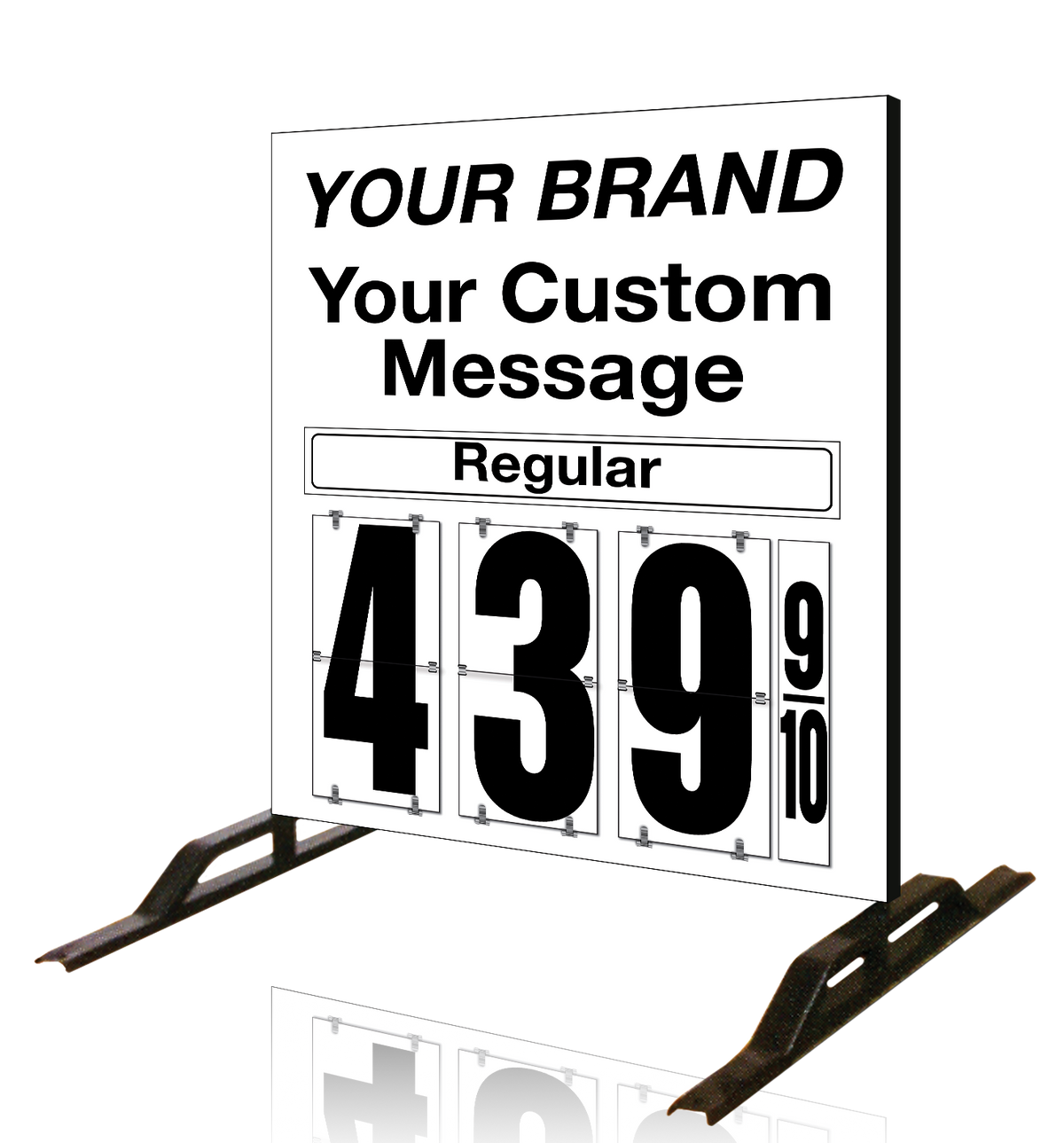 20" Single Product Fuel Price Sign — UnitedSign