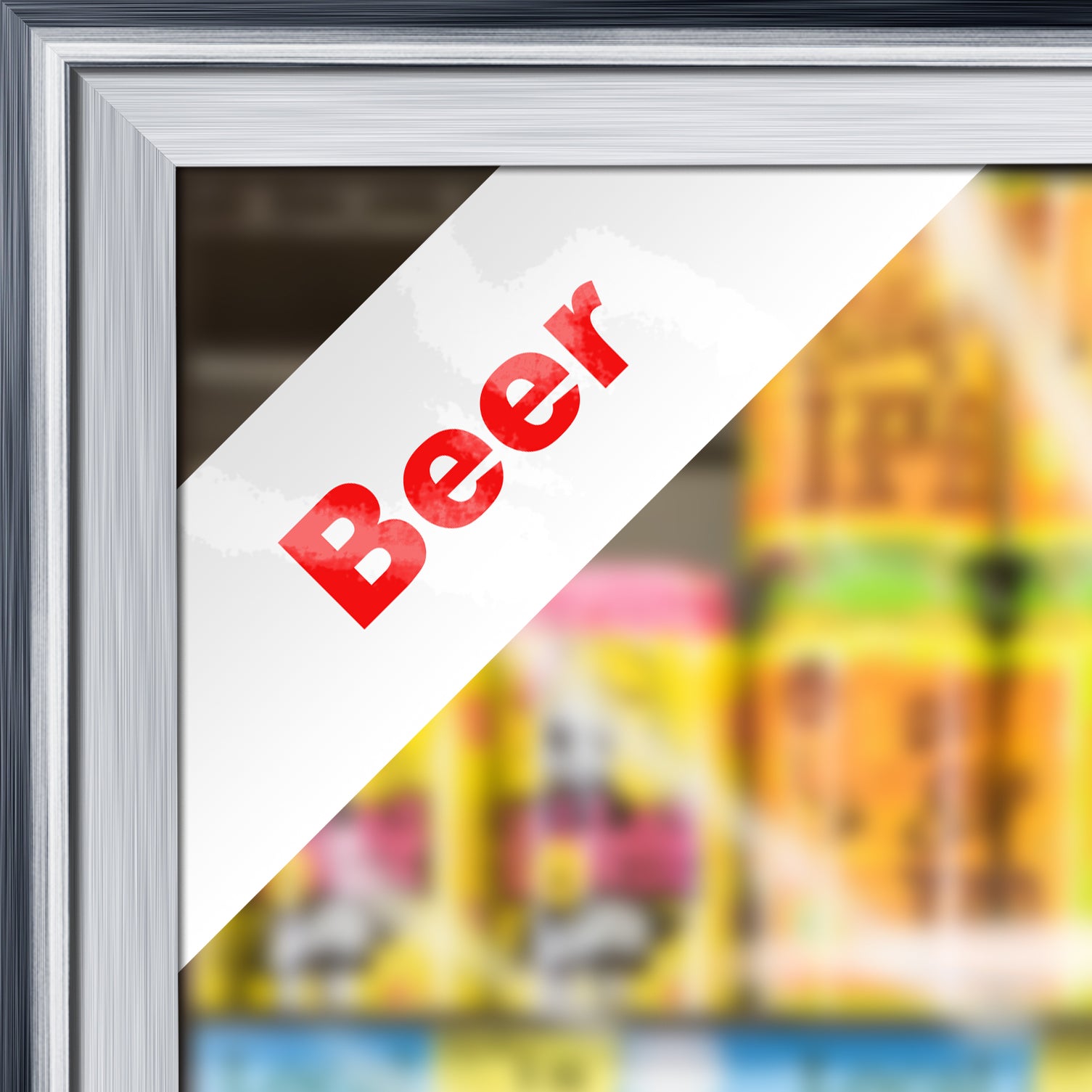 "Beer" Cooler Door Decal — UnitedSign