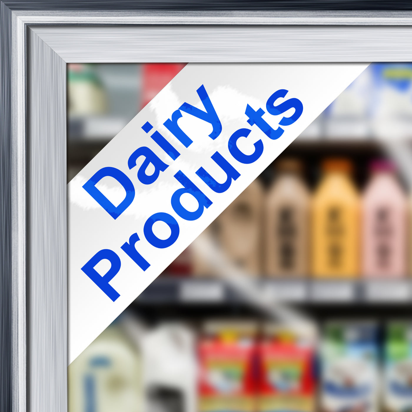 "Dairy Products" Cooler Door Decal — UnitedSign