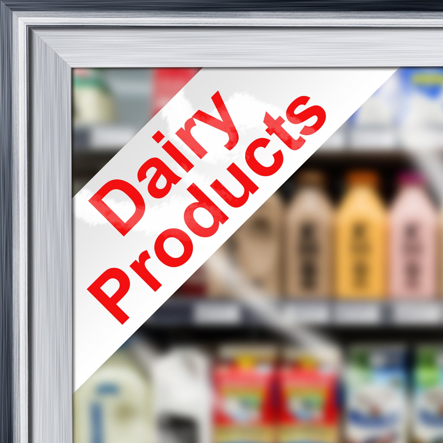 "Dairy Products" Cooler Door Decal — UnitedSign