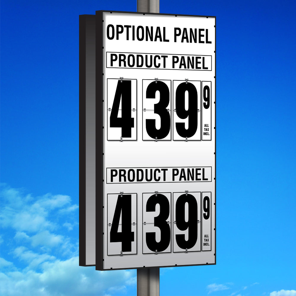 Double Sided Fuel Price Flip Signs — UnitedSign