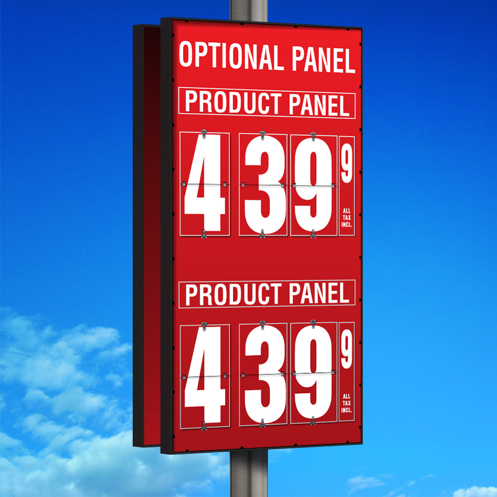 Double Sided Fuel Price Flip Signs — UnitedSign