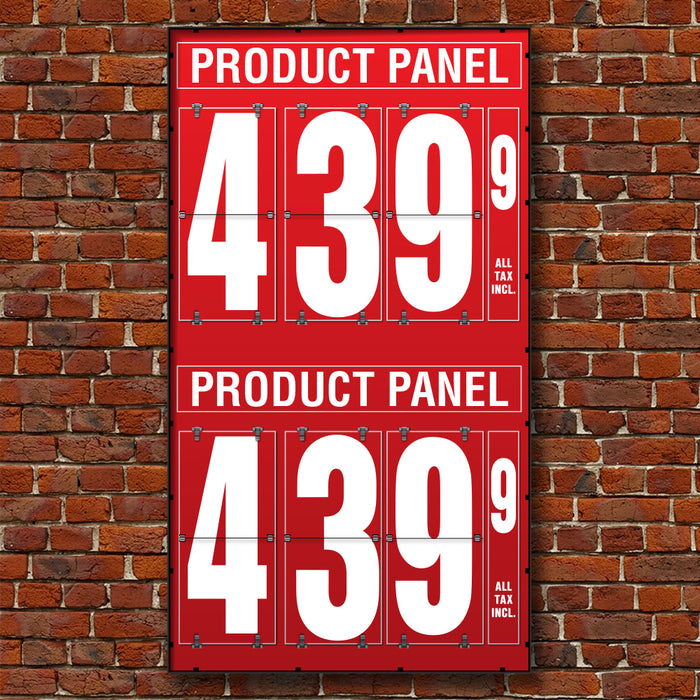 20" Flip Numbers, Two-Product, Pole or Wall Mount — UnitedSign