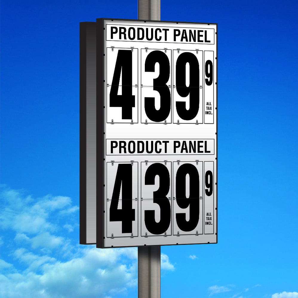 Double Sided Fuel Price Flip Signs — UnitedSign