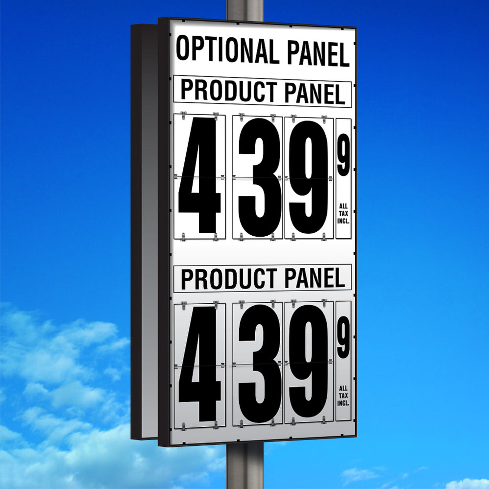 Double Sided Fuel Price Flip Signs — UnitedSign