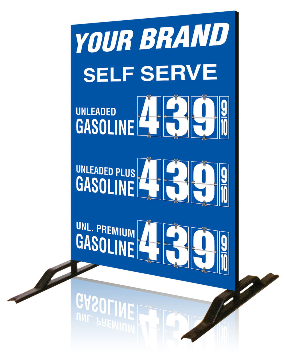 Three Product Flip All Double Sided Sign — UnitedSign