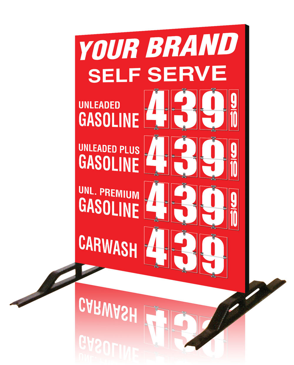 Double Sided Four Product Flip Sign — UnitedSign