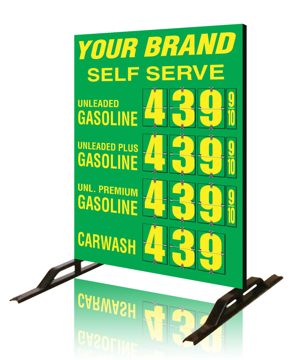 Double Sided Four Product Flip Sign — UnitedSign