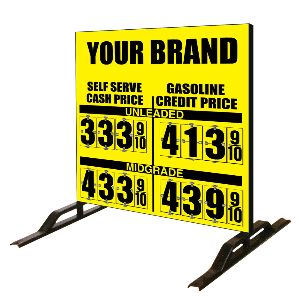 Fuel Price Flip Signs — Tagged "Features: Double Sided" — UnitedSign