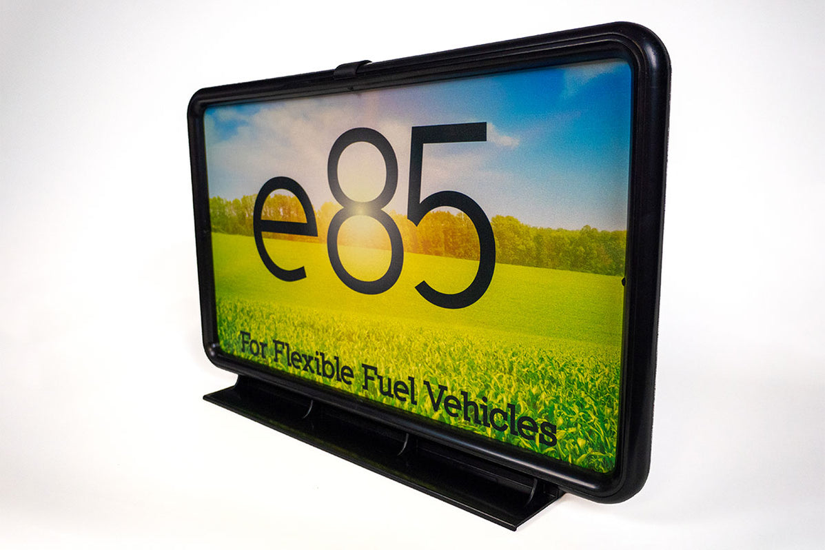 Plastic Pump Topper Frame — UnitedSign