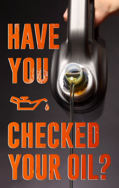 Insert- "Check Your Oil" — UnitedSign