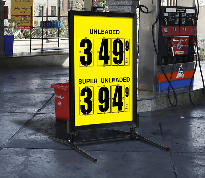 28" x 44" Inserts — Tagged "Flip Sign Insert: Double Product" — UnitedSign